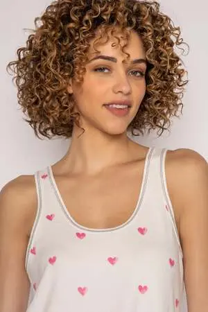 PJ Salvage Bright Stars & Brave Hearts" Printed Tank Top