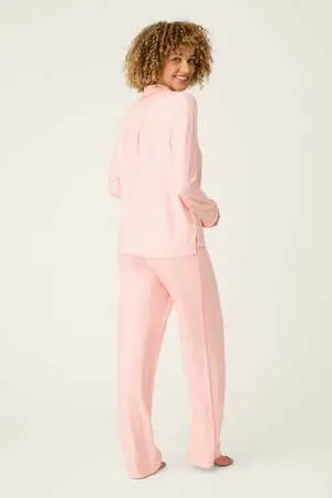 PJ Salvage Paloma Mama Sweet Stripes Long 3-piece Pajama Set