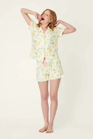 PJ Salvage Lemon Zest Sleep Shorts