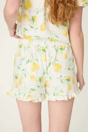 PJ Salvage Lemon Zest Sleep Shorts