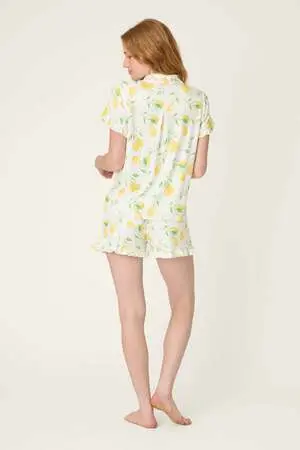 PJ Salvage La Dolce Spritz Lemon Zest Short Pajama Set