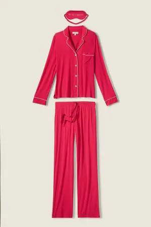 PJ Salvage Day Dreams 3-piece Modal Pajama Set Plus Size