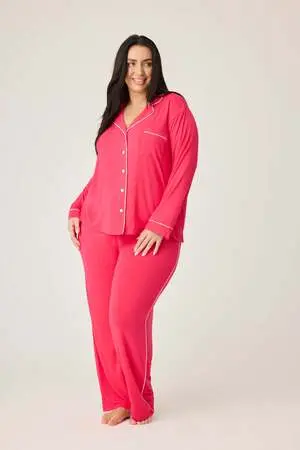 PJ Salvage Day Dreams 3-piece Modal Pajama Set Plus Size