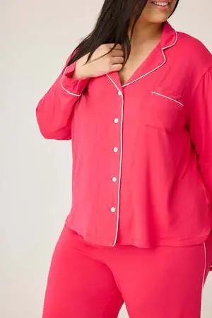 PJ Salvage Day Dreams 3-piece Modal Pajama Set Plus Size