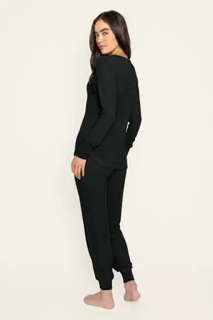 PJ Salvage Textured Ribbed Lounge Set