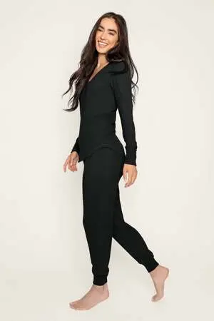 PJ Salvage Textured Ribbed Lounge Set