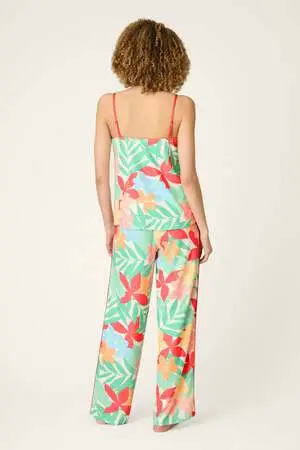 PJ Salvage The Coastal Club Sunset Blooms Long Pajama Set