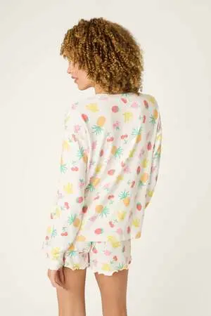 PJ Salvage Fruit Fiesta Long Sleeve Top