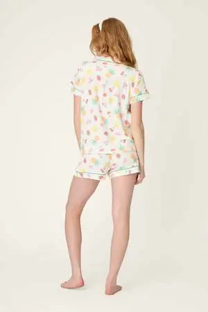 PJ Salvage Viva La Vida Fruit Fiesta 3-piece Short Pajama Set