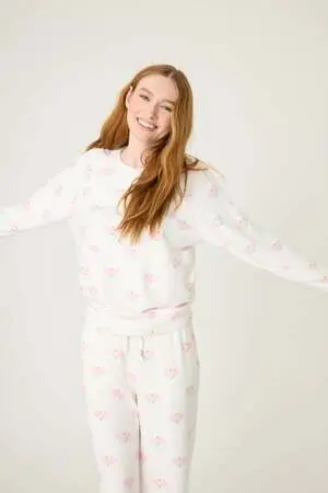 PJ Salvage Printed Raglan Sleeve Top