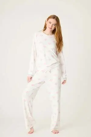 PJ Salvage Printed Raglan Sleeve Top