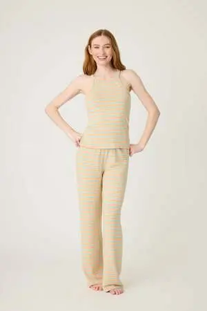 PJ Salvage Sunshine On My Mind -striped Lounge Pajama Set - Multi