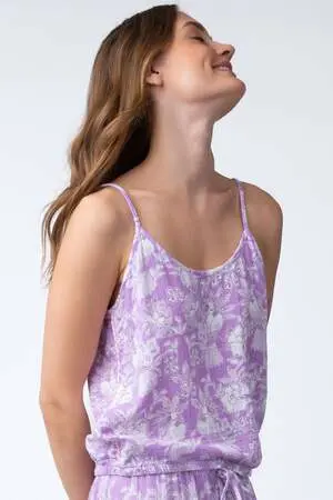 PJ Salvage Floral Print Gauze Cami