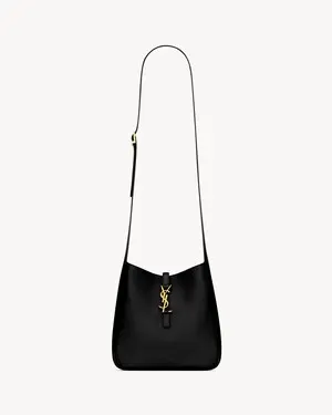 Saint Laurent Le 5 À 7 Supple Crossbody Bag In Grained Leather - Black
