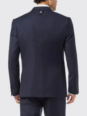 BILLIONAIRE Striped Blazer - Navy