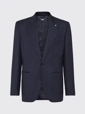 BILLIONAIRE Striped Blazer - Navy