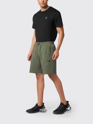 PLEIN SPORT Embellished Shorts - Military