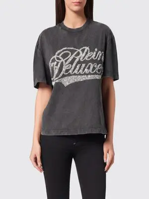 Philipp Plein Sequin Embellished Cotton T-shirt - Black