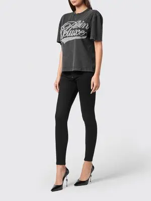 Philipp Plein Sequin Embellished Cotton T-shirt