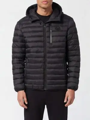 PLEIN SPORT Hooded Quilted Down Jacket - Black