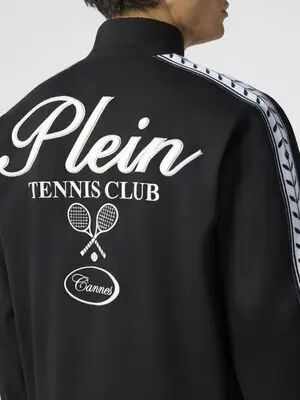 Philipp Plein Zip-up Jacket With Tennis Graphics