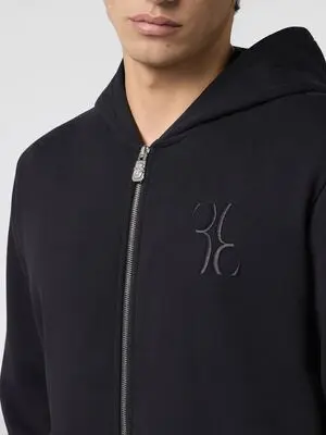 BILLIONAIRE Zip-up Hoodie - Black
