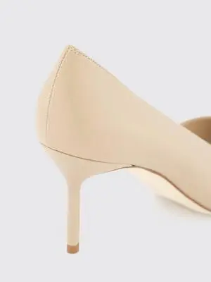 Manolo Blahnik Suede Almond-toe Pumps - Beige