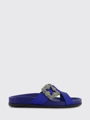 Manolo Blahnik Heeled Sandal - Blue