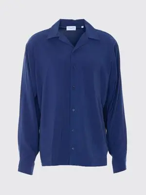 FAMILY FIRST Modal Blend Shirt With Cuban Collar