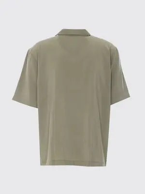 FAMILY FIRST Cuban Collar Short-sleeved Bowling Shirt In Modal Blend