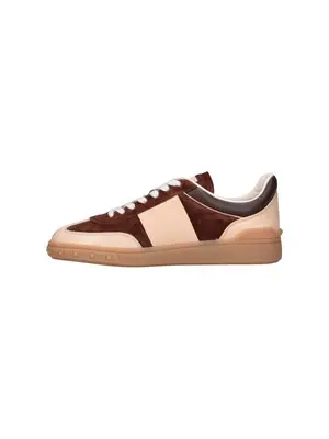Valentino Garavani Upvillage" Calfskin Sneakers - Brown