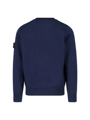 Stone Island Compass" Sweater - Blue