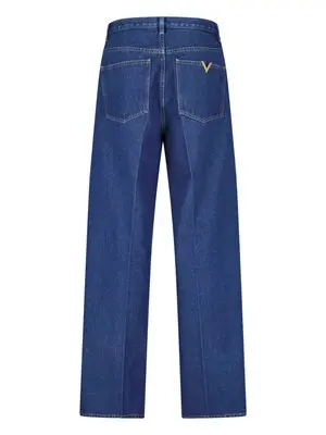 Valentino Garavani Vgold" Straight Leg Jeans