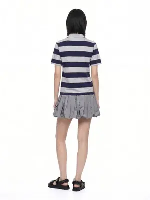 Miu Miu Mini Skirt In Recycled Technical Fabric
