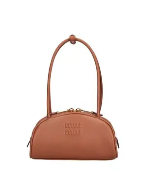 Miu Miu Miu Miu Small Shoulder Bag 'Beau' Brown