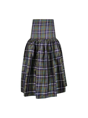 Paloma Wool Oldy" Maxi Skirt With Check Pattern