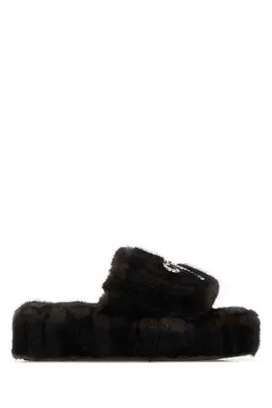Women's Fur Slippers Mules Clogs