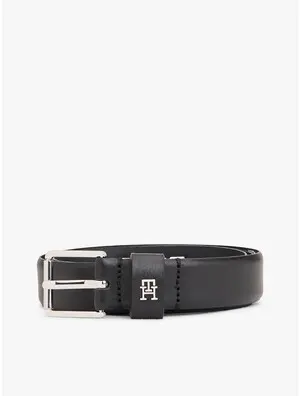 Tommy Hilfiger Slim Leather Belt With Square Buckle