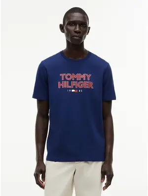 Tommy Hilfiger Bold Tommy 1985 Logo T-shirt - Navy