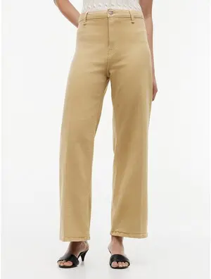 Tommy Hilfiger Cropped Wide Leg Jeans