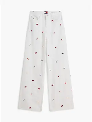 Tommy Hilfiger Sailing Flag Wide Leg Jeans