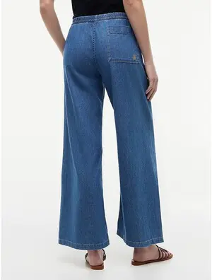 Tommy Hilfiger Mid-rise Wide-leg Pull-on Jeans