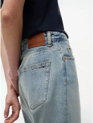Tommy Hilfiger Slim Straight Selvedge Denim With Raw Edge Cuffs