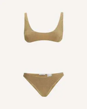 Oseree Lumiere Sporty Bikini - Gold