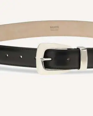 Khaite Benny Belt In Suede - Black