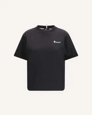 Moncler Cotton Logo T-shirt - Black