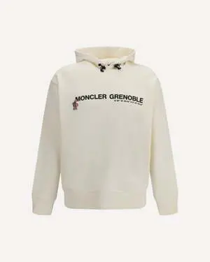 Moncler Cotton Hoodie With Embroidered Logo