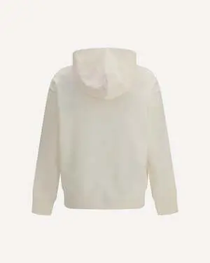 Moncler Cotton Hoodie With Embroidered Logo