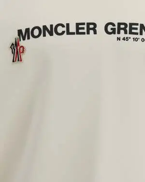 Moncler Cotton Hoodie With Embroidered Logo