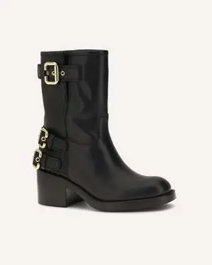 Chloé Dakota Buckled Leather Boots